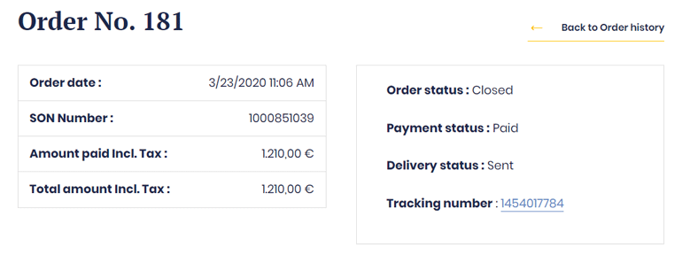 Frequently asked questions - Order