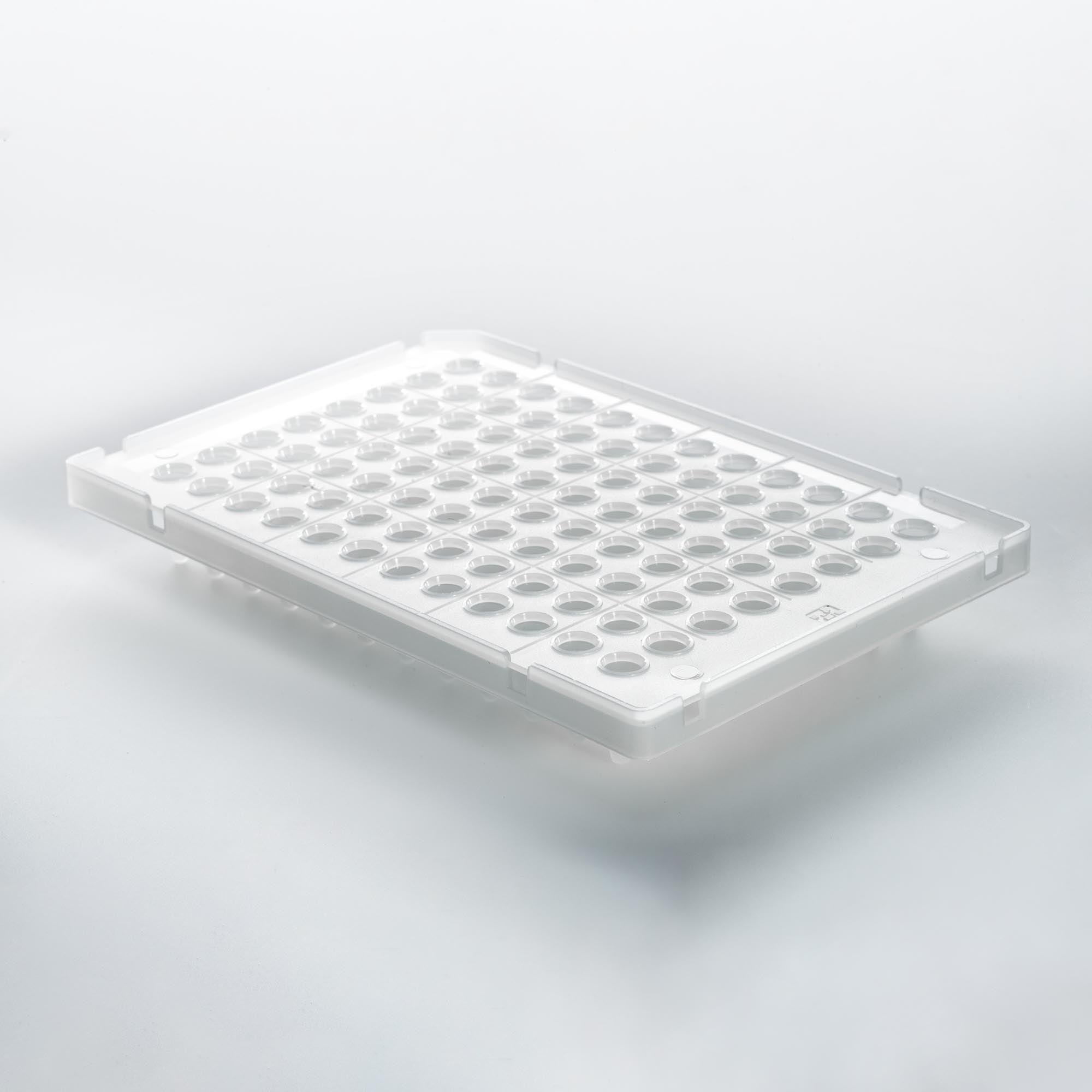 qPCR 96-well plate sub-skirted, low profile, frosted (ABI FAST systems)