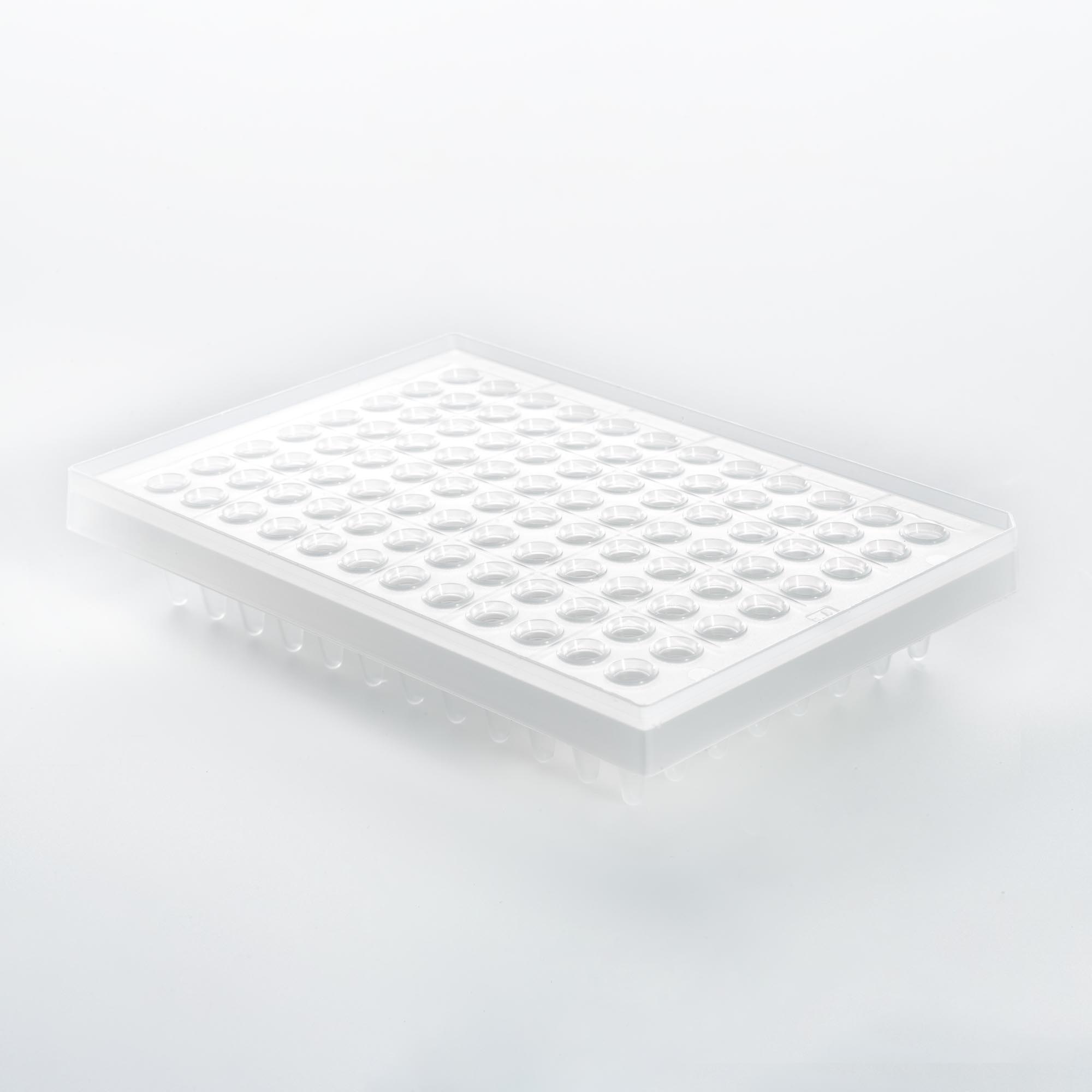qPCR 96-well plate sub-skirted, high profile, frosted (ABI systems)