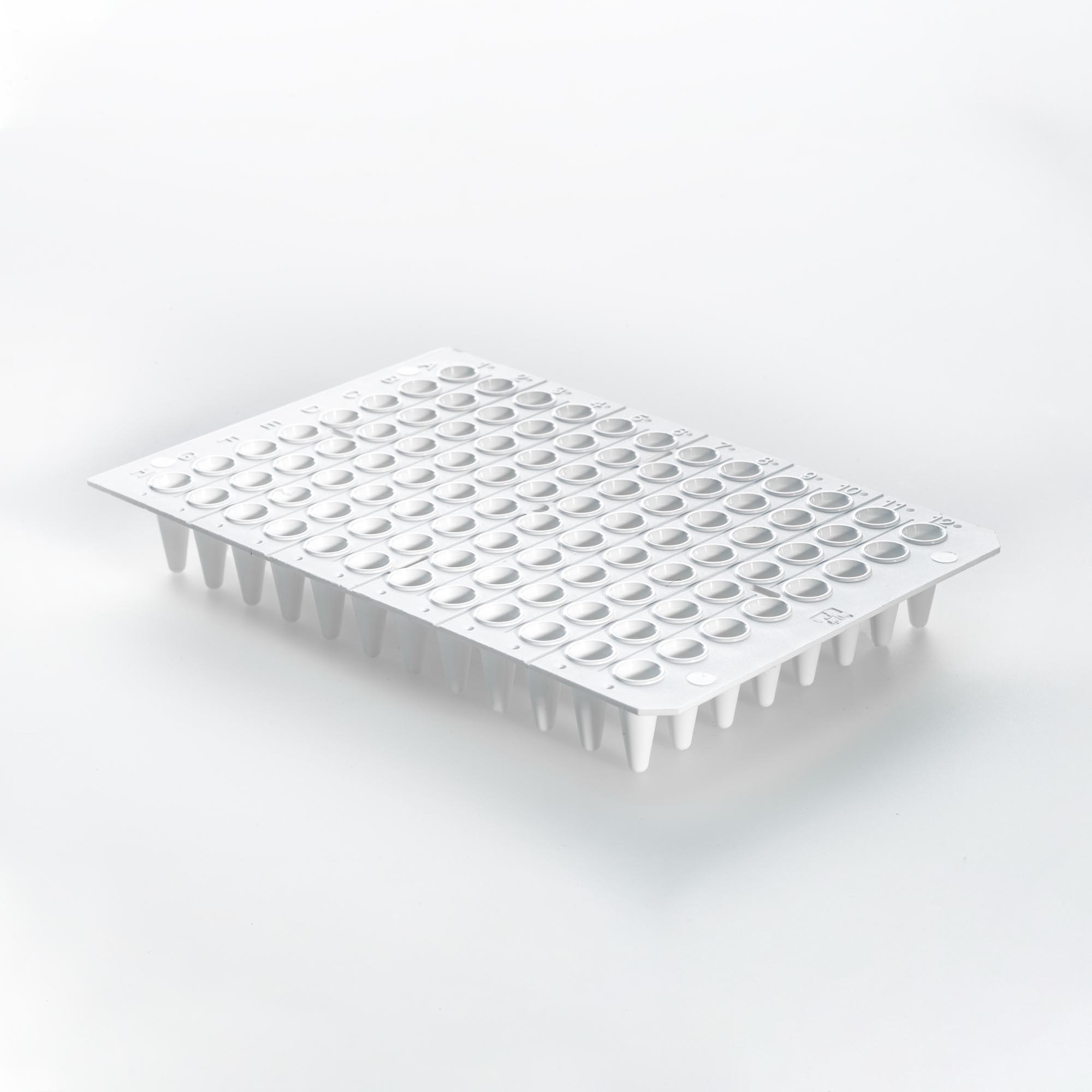 qPCR 96-well plate non-skirted, low profile, white